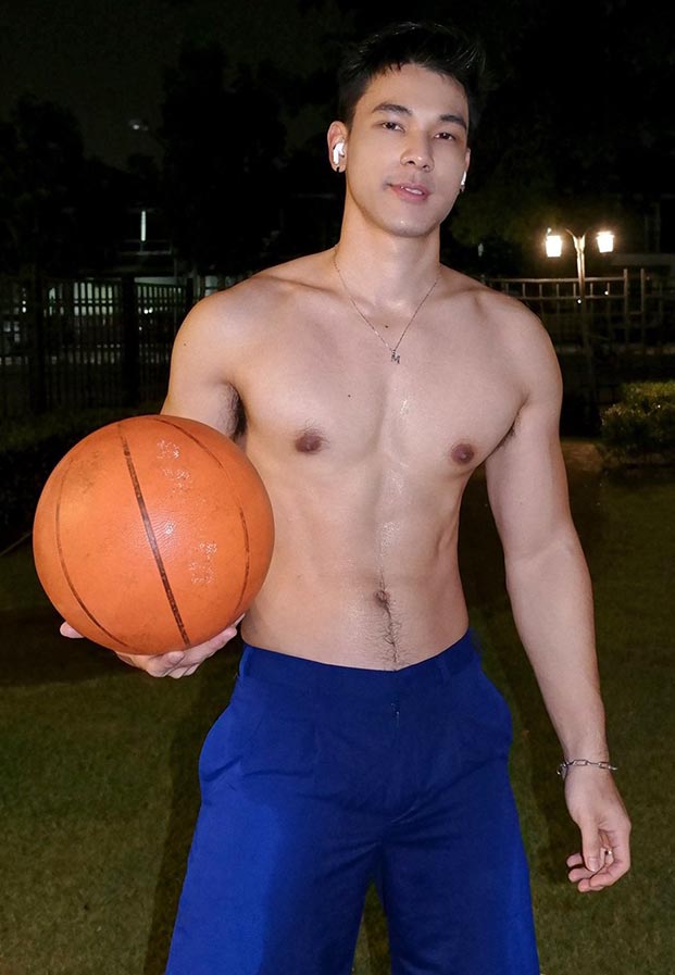 มาร์ค mz mkz หนุ่มหล่อ ออร่าจับ กล้ามแน่น เร้าใจ