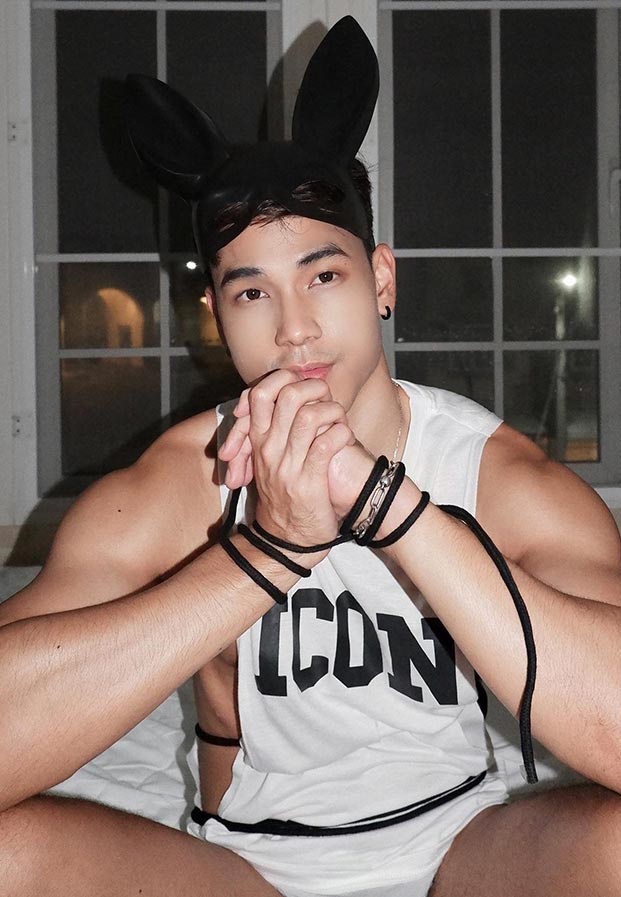 มาร์ค mz mkz หนุ่มหล่อ ออร่าจับ กล้ามแน่น เร้าใจ