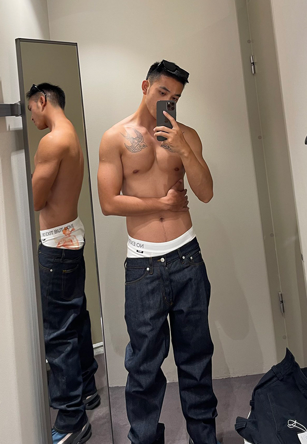 fangsheng เปิดวาร์ปนายแบบหนุ่มหล่อ ชาวจีน หุ่นสวยดูดีหล่อโดนใจ